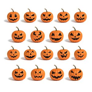 Calidum Halloween Pumpkin Decorating Stickers Etching Pumpkin Template Kits Props Make Your Own Jack-O-Lantern Face Craft Decals Party Decorations Supplies Trick or Treat Party Favors