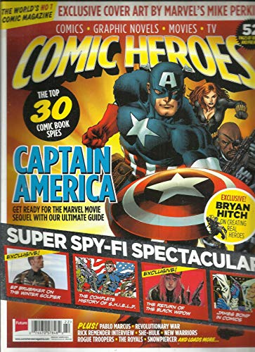 COMIC HEROES MAGAZINE, THE TOP 30 COMIC BOOK SPIES MARCH, 2014 ISSUE 22