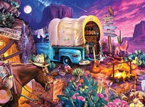 buffalo games - wild west camp - 1000 piece jigsaw puzzle