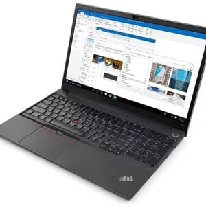 2021 Newest Lenovo ThinkPad E15 Gen 2 15.6" FHD 1080p Business Laptop (AMD 8-Core Ryzen 7 4700U (Beats i7-10710u), 16GB DDR4 RAM, 256GB PCIe SSD) Wi-Fi 6, Webcam, Windows 10 Pro + IST HDMI Cable