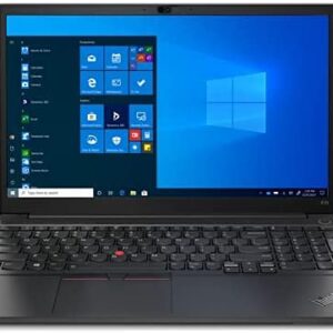 2021 Newest Lenovo ThinkPad E15 Gen 2 15.6" FHD 1080p Business Laptop (AMD 8-Core Ryzen 7 4700U (Beats i7-10710u), 16GB DDR4 RAM, 256GB PCIe SSD) Wi-Fi 6, Webcam, Windows 10 Pro + IST HDMI Cable