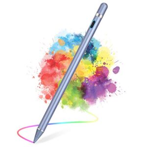 active stylus pens for touch screens, active pencil smart digital pens fine point stylist pen compatible with iphone ipad,samsung/android smart phone&tablet writing drawing by maylofi