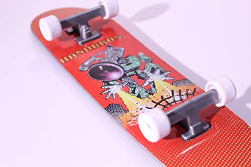 HANDBROS Handboard Skateboard 27cm 10.5 inch Tech Large Finger Board W/Grip 'VXBOT'