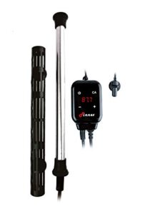 finnex hmh 100 watt digital titanium aquarium heater, black (hmh-100s)