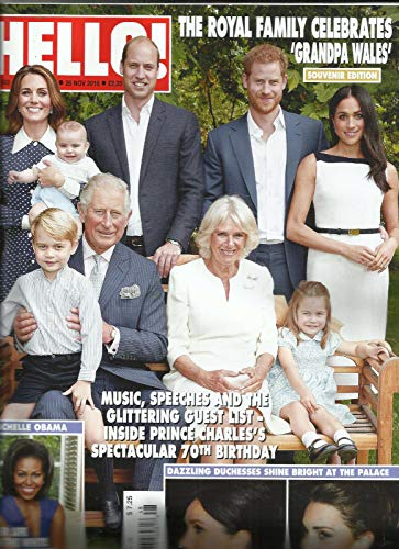 HELLO! MAGAZINE THE ROYAL FAMILY CELEBRATES GRANDPA WALES, NOVEMBER, 26th 2018