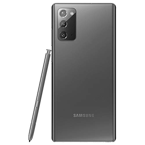 Samsung Galaxy Note 20 256GB N980F/DS S-Pen 6.7” Triple Camera GSM LTE Factory Unlocked Smartphone (Mystic Gray) (Renewed)