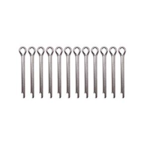 aipico 12pcs marine propeller cotter pins 18-3735 18-3735-9 replacement for suzuki 09204-03001 yamaha 91401-40025-00 johnson/evinrude 5030087