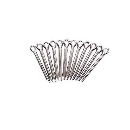 AIPICO 12Pcs Marine Propeller Cotter Pins 18-3735 18-3735-9 Replacement for Suzuki 09204-03001 Yamaha 91401-40025-00 Johnson/Evinrude 5030087