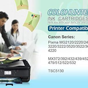 Colohunter Remanufactured Ink Cartridge Replacement for Canon PG-240XL CL-241XL 240 XL 241 XL for Pixma MG3620 TS5120 MG2120 MG3520 MX452 MX512 MX532 MX472 High Capacity Ink (1 Black, 1 Color, 2-Pack)