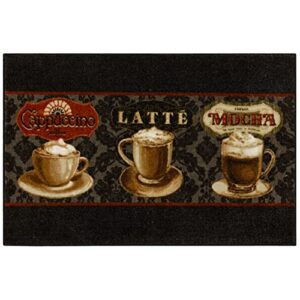 mohawk home machine washable mat,coffee moment (2'6" x 4')