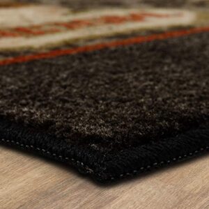 Mohawk Home Machine Washable Mat,Coffee Moment (2'6" x 4')