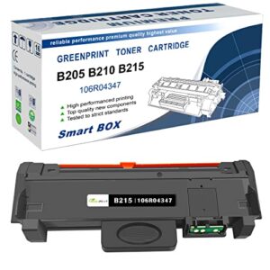 remanufactured toner cartridge b205 b210 b215 black high capacity 3000 pages for xerox b215dni b205dni b210dni printer greenprint 106r04347