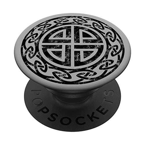 Vintage Protection Shield Knot Celtic Norse Vikings Health PopSockets Swappable PopGrip