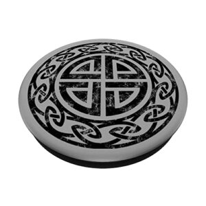 Vintage Protection Shield Knot Celtic Norse Vikings Health PopSockets Swappable PopGrip