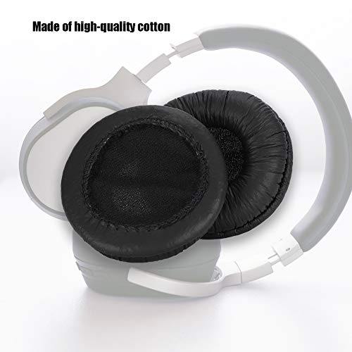 01 Ear Pads Cotton Cushion Durable Earphone Ear Pads, Ear Pads Cushion, Black for Home 55mm Headphones