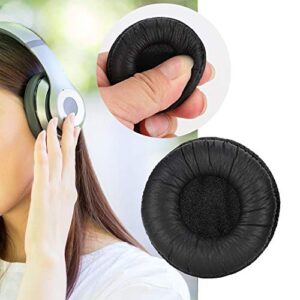 01 Ear Pads Cotton Cushion Durable Earphone Ear Pads, Ear Pads Cushion, Black for Home 55mm Headphones