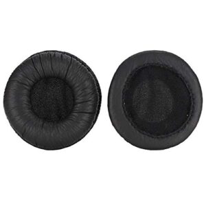 01 Ear Pads Cotton Cushion Durable Earphone Ear Pads, Ear Pads Cushion, Black for Home 55mm Headphones