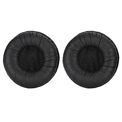 01 Ear Pads Cotton Cushion Durable Earphone Ear Pads, Ear Pads Cushion, Black for Home 55mm Headphones