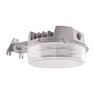 halo outdoor dusk to dawn led wall light – area, street, garage, parking lot, barn, security light – 2000 lumens