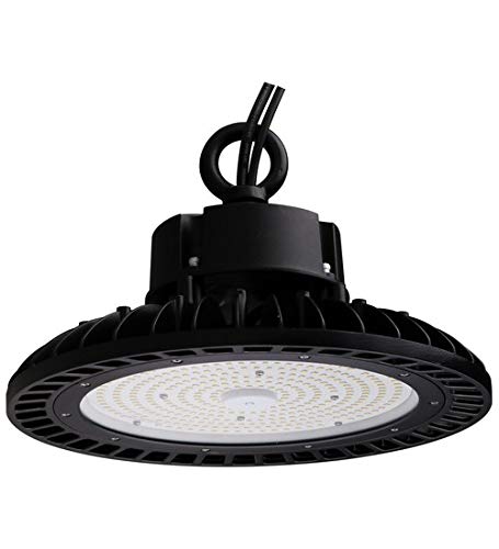 Morris Products 74097A LED UFO High Bay, Gen 5, Economy Grade, 200W, 120-277V, 19,082 LM, 5000K Equal to 400W Metal Halide, Black