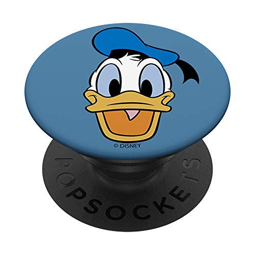 Disney Mickey And Friends Donald Duck Big Face PopSockets Grip and Stand for Phones and Tablets