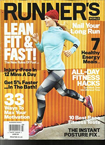 RUNNER'S WORLD MAGAZINE, MARCH, 2017 LEAN FIT & FAST ! * 7 HEALTHY ENERGY MEAL