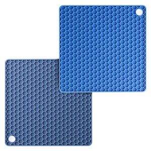 btat- trivets for hot pots and pans, 2 pack, trivets, silicone trivet, hot plate holder, trivets for hot dishes, hot pot holder, silicone trivet mat, silicone trivets, trivet set