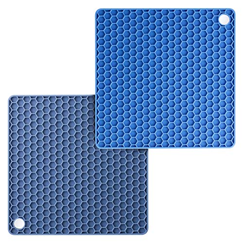 BTaT- Trivets for Hot Pots and Pans, 2 Pack, Trivets, Silicone Trivet, Hot Plate Holder, Trivets for Hot Dishes, Hot Pot Holder, Silicone Trivet Mat, Silicone Trivets, Trivet Set