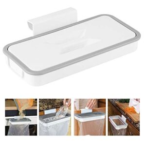 kitchen trash bag holder, white cabinet trash bag holder portable garbage bag holder kitchen waste bins holder hanging garbage bag holder for kitchen bedroom