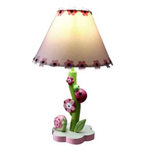 useful flower table lamp for kids creative cute bedtime nightstand eye-caring desk lamps for bedroom reading gift ornament children desk lamp