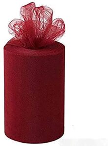 tulle bolt - 6" x 100 yards | burgundy | 1 pc.