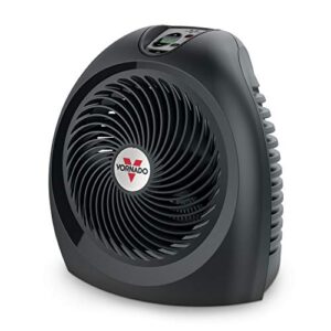 vornado avh2 advanced whole room heater with automatic climate control, timer, fan only option, black