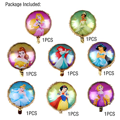 Princess Party Balloons Supplier 9pcs Disney Princess balloons for Kids Birthday Baby Shower Decorations