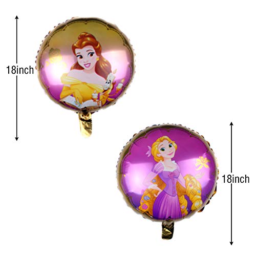 Princess Party Balloons Supplier 9pcs Disney Princess balloons for Kids Birthday Baby Shower Decorations