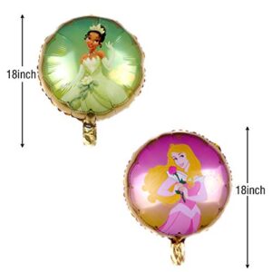 Princess Party Balloons Supplier 9pcs Disney Princess balloons for Kids Birthday Baby Shower Decorations