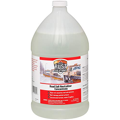 AGS Rust Solutions Road Salt Neutralizer, AOR-86 - Cleans Salt & Prevents and Protects Against Rust and Corrosion - 1 Gallon of Concentrate to 26 Gallons of Solution