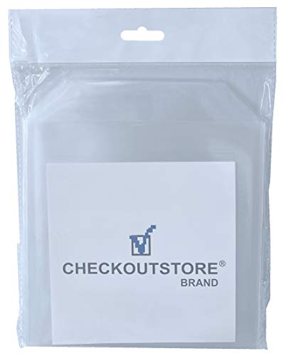 CheckOutStore 50 Stamp & Die & Stencil Clear Storage Pockets (6 3/4 x 6 3/4)