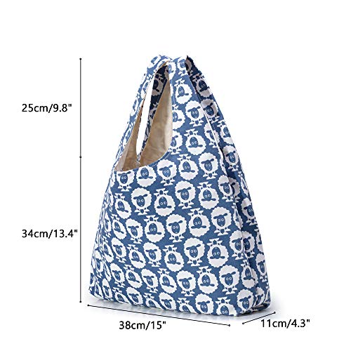 YARWO Knitting Yarn Bag, Tote Bag for Knitting Needles, Yarns and Unfinshed Project, Sheep (Bag Only, Patented Design)