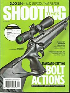 shooting times magazine, bolt actions september, 2020 vol. 61 issue,08