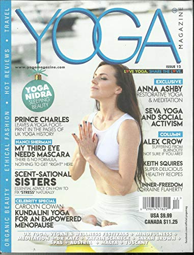 YOGA MAGAZINE, YOGA NIDRA SLEEPING BEAUTY APRIL, 2019 ISSUE # 12