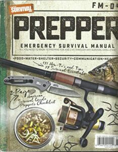 american survival guide magazine, prepper emergecy survival manual spring, 2018