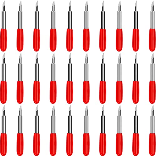 30 Pcs 45 Degree Standard Cutting Blades, Replacement Blades Compatibility with Explore Air 2/Air 3 /Maker/Maker 3/Expression for Most Vinyl Fabric Cutting