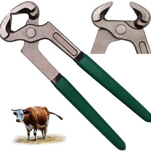 CARLAMPCR Hoof Trimmers Goat Hoof Trimming Shears Nail Clippers, Horse Farrier Tool, Multi-Purpose Hoof Trimmers for Goats Sheep Pigs Cattle Horses, with Rubber Grip, Durable and Convenient