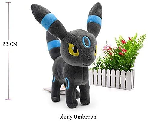 Umbreon Eevee Evolution Standing Shiny Animal Stuffed Plush Quality Cartoon Toy