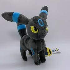 Umbreon Eevee Evolution Standing Shiny Animal Stuffed Plush Quality Cartoon Toy