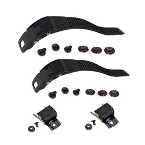 grneric roller skate strap, 2 set replacement inline roller skate shoes energy strap buckles with screws suit for men women kids outdoor skating parts