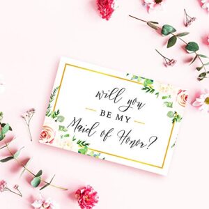 Maid of Honor Proposal Box | 1 pack | Maid of Honor Box | Maid of Honor Proposal Gift | Floral Design