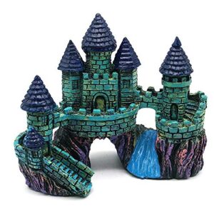 bcsiuhd aquarium decorations castle - aquarium ornament super castle 6.3 inches avoice