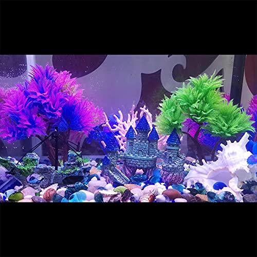 BCSIUHD Aquarium Decorations Castle - Aquarium Ornament Super Castle 6.3 inches Avoice