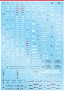 decals decal for hobby mg deathscythe 1/100 scale